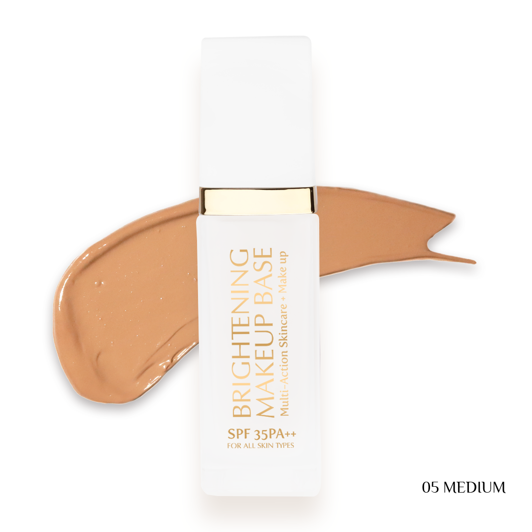 BRIGHTENING MAKEUP BASE (Multi-Action Skincare + Make up) BB CREAM ...