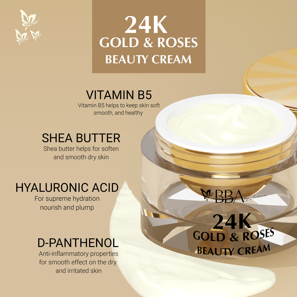 24K Gold & Roses Beauty Cream – BBA by Suleman